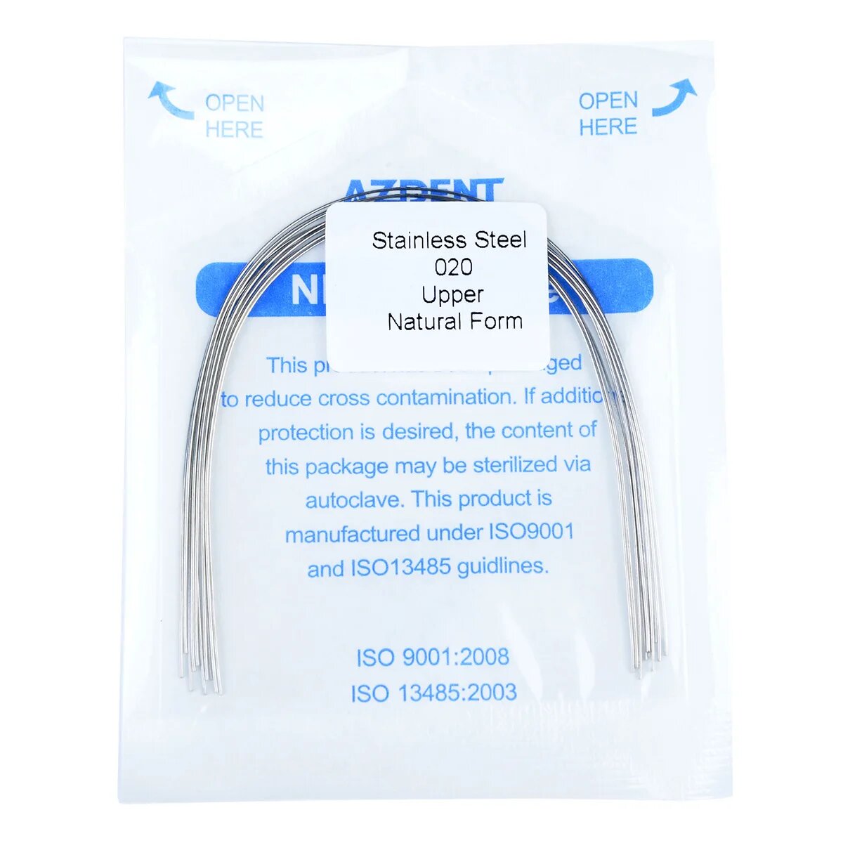 AZDENT Ортодонтическая дуга 020 Upper