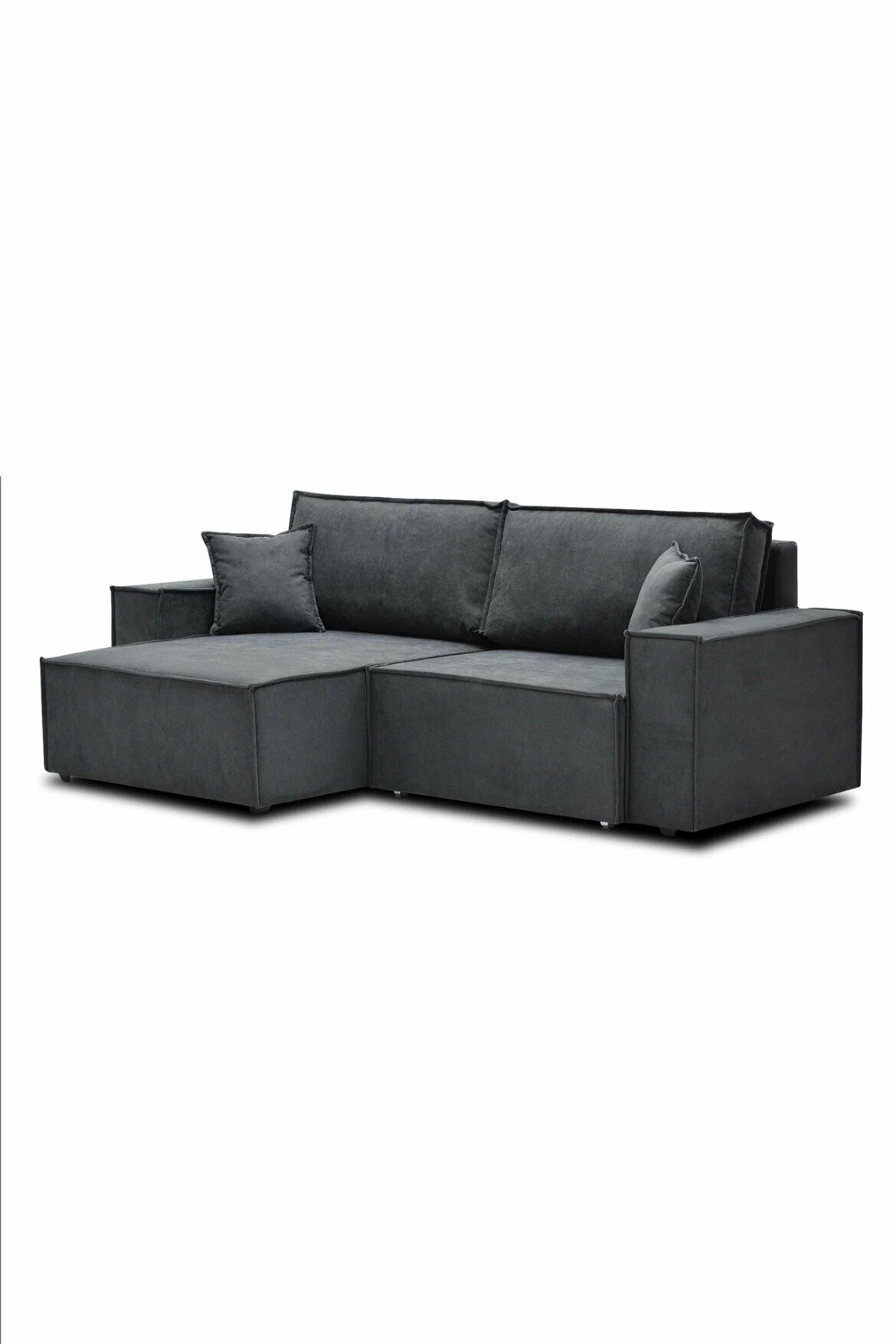 Диван-кровать Лофт угловой в велюре