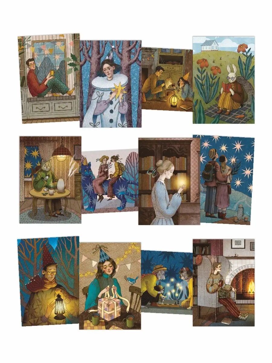 Открытки 12 штук для посткроссинга С. Водолажская.