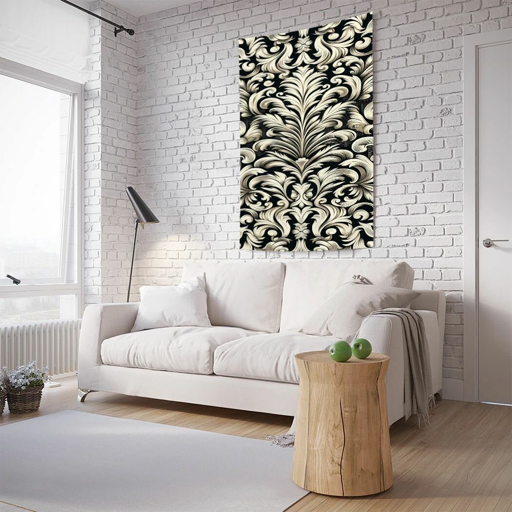 Вертикальное фотопанно на стену JoyArty "Классический узор", из ткани, 150х200 см