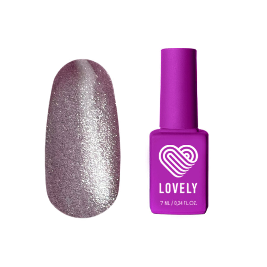 Гель-лак Lovely, №МL02 - Нежно-розовый хрусталь