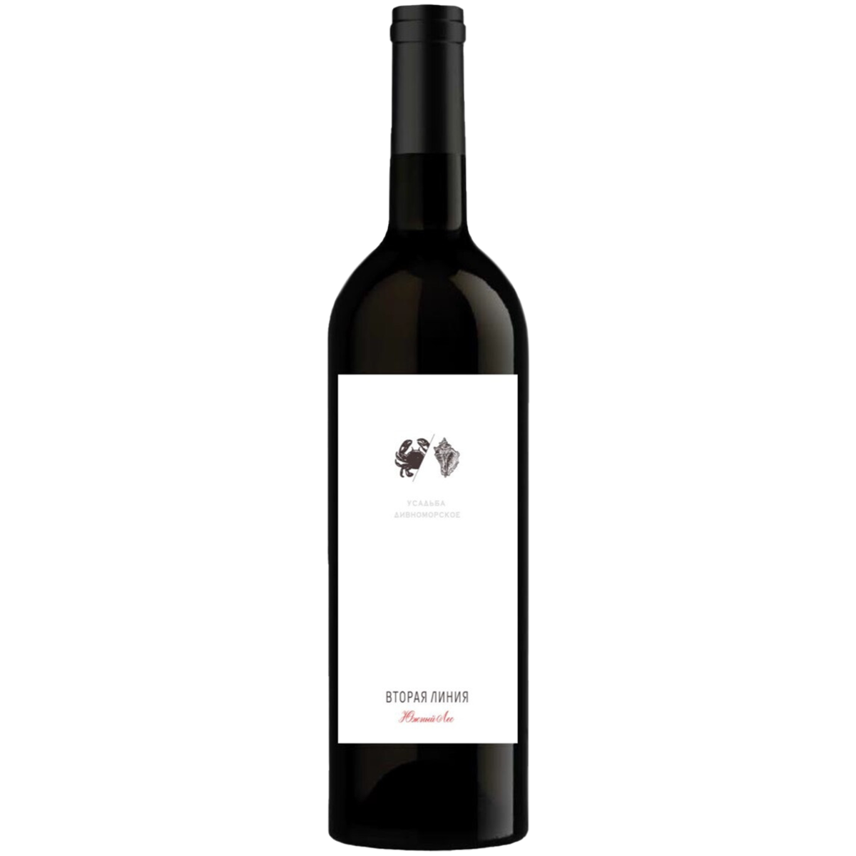 Вино Усадьба Дивноморское Вторая Линия Южный Лес красное сухое 0,75 л