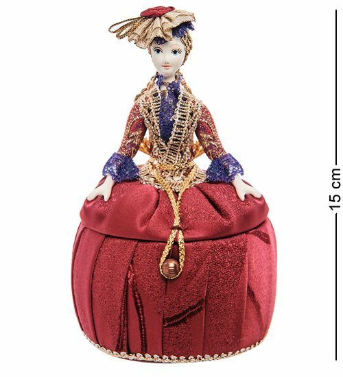 Кукла-шкатулка Дама в вечернем платье RK-732/ 4 113-707808