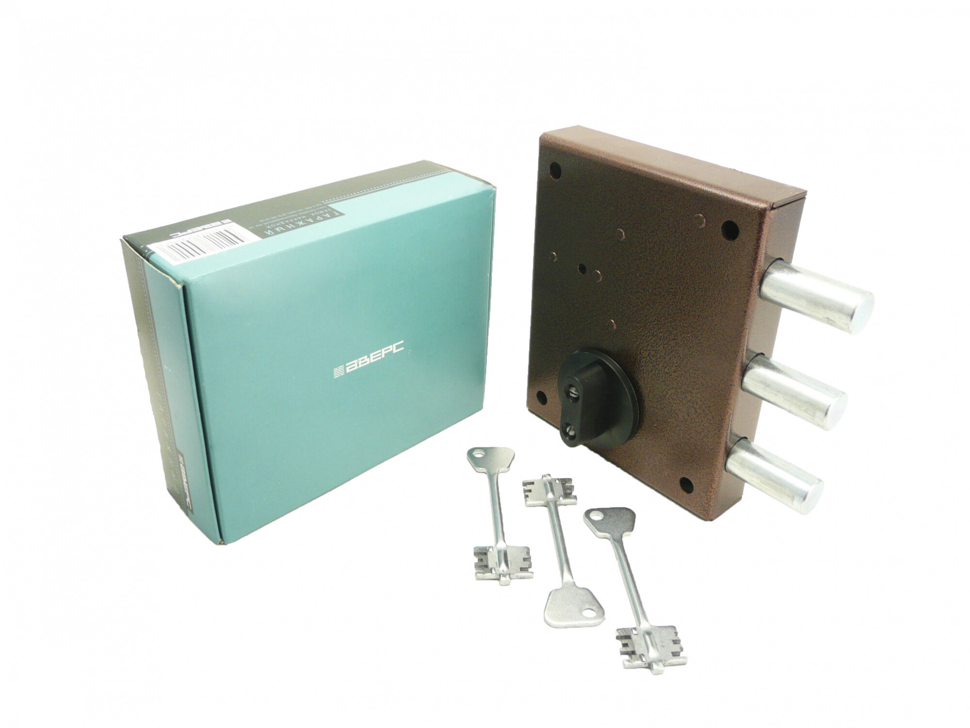 Замок накладной ригель , Аверс, гаражный