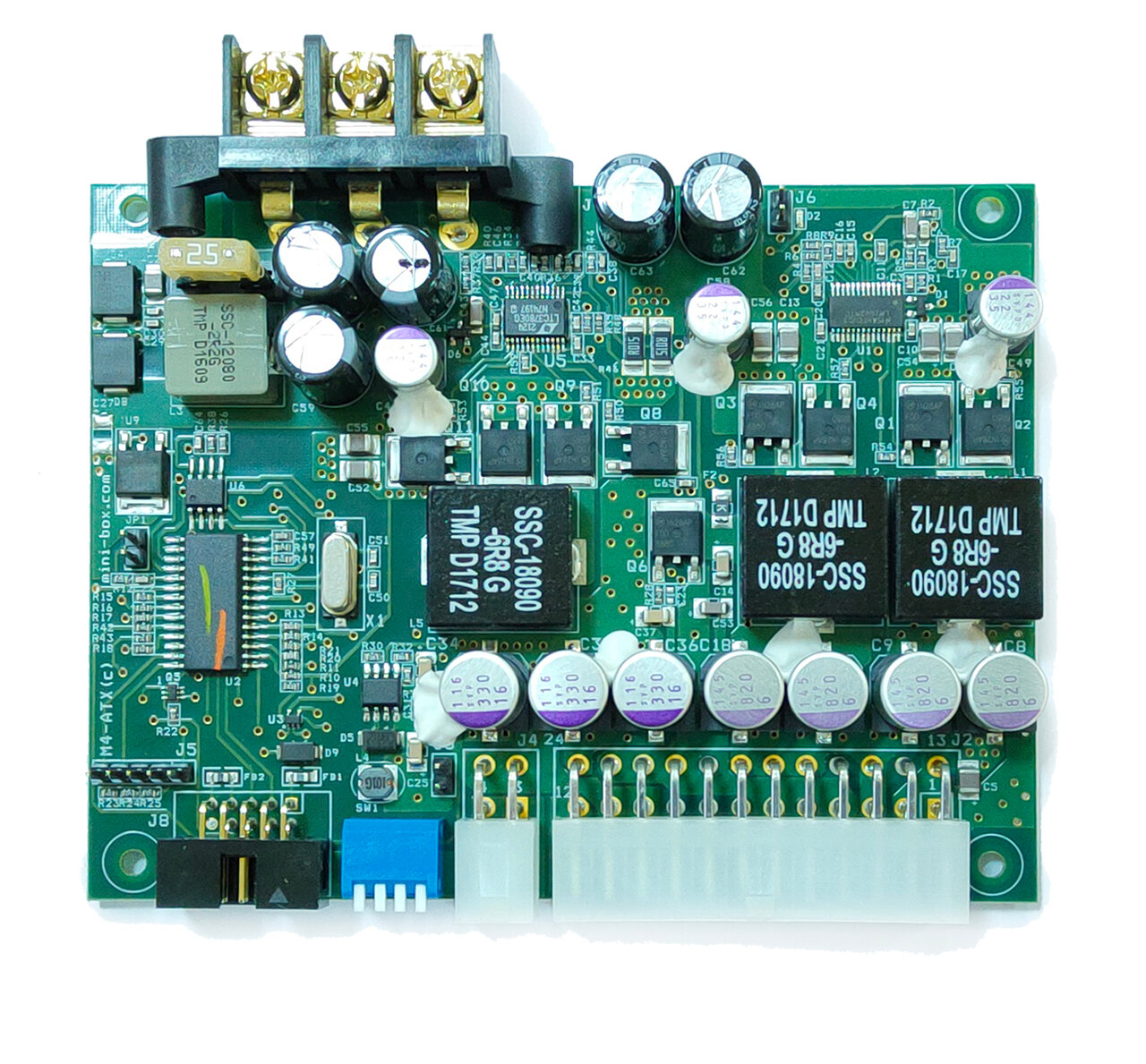 Блок питания для компьютера mini-box M4-ATX автомобильный (6-30V) 250W