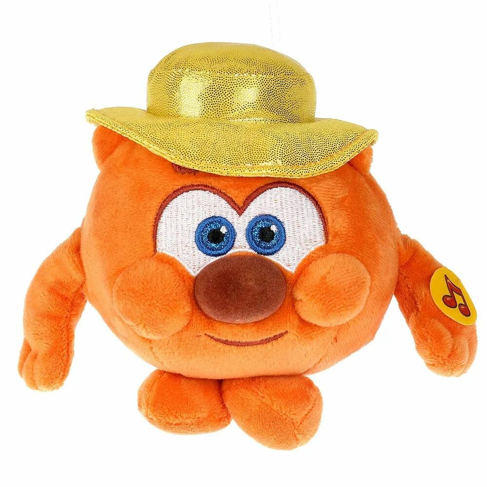 Музыкальная мягкая игрушка из м/ф "Смешарики", Копатыч, 10 см