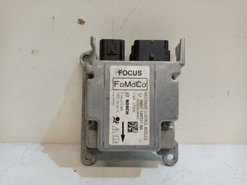 Б/У блок SRS, аир баг, Форд Фокус 2 Блок управления AIR BAG Ford Focus 2005-2011 2 68996 FORD арт. 9M5T14B321BA, 0285010699...