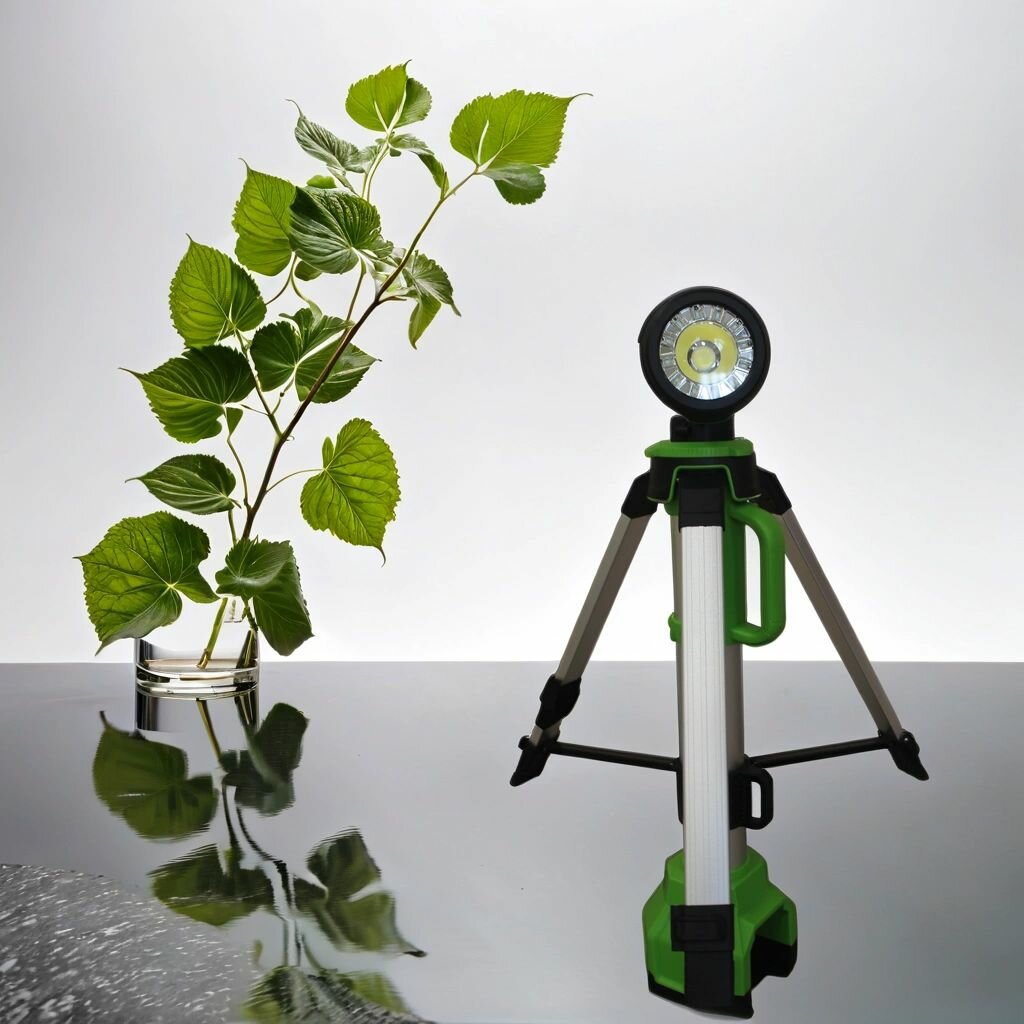 Мачта светодиодная осветительная 2-в-1 аккумуляторная, 24V, без АКБ и ЗУ КБ и ЗУ GreenWorks