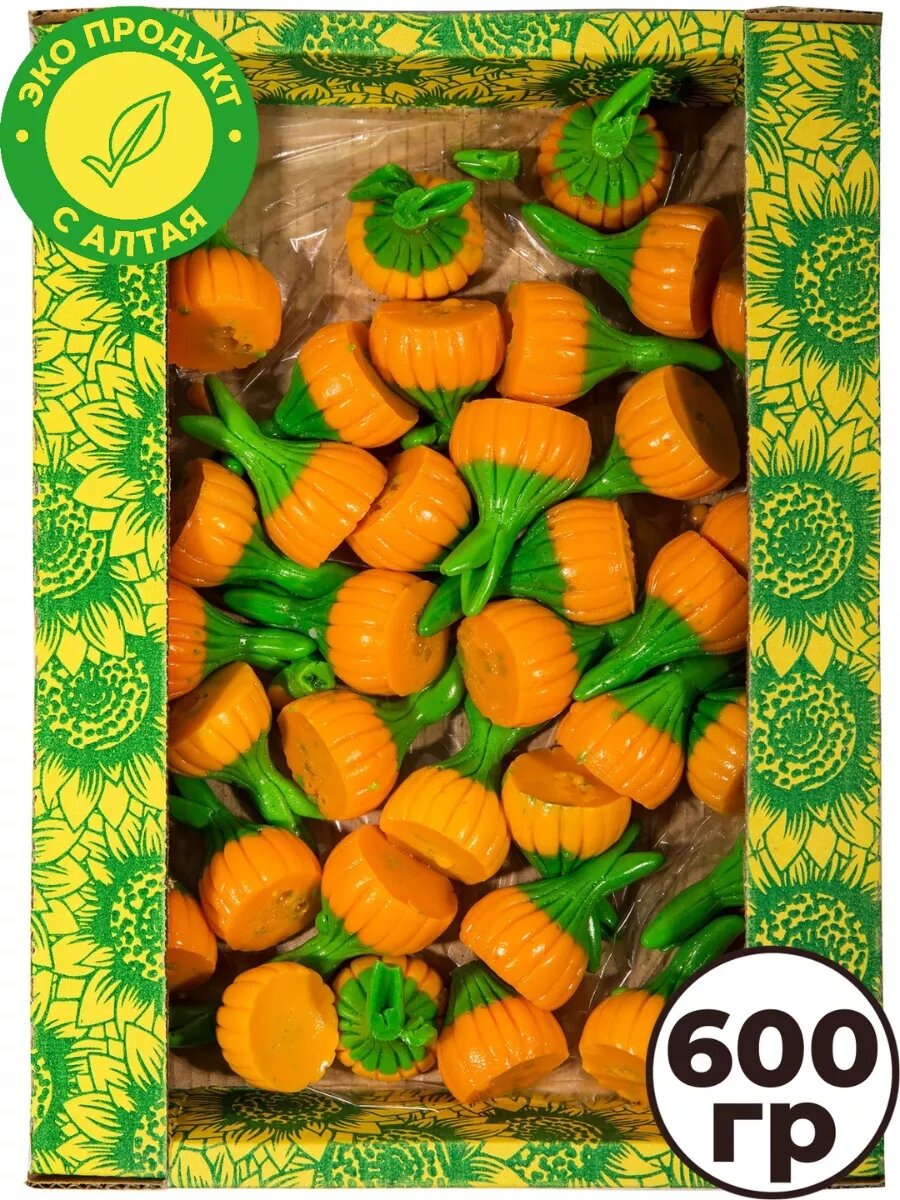 Мармелад в интересной форме Лучок Трофимов, в коробке 600 грамм