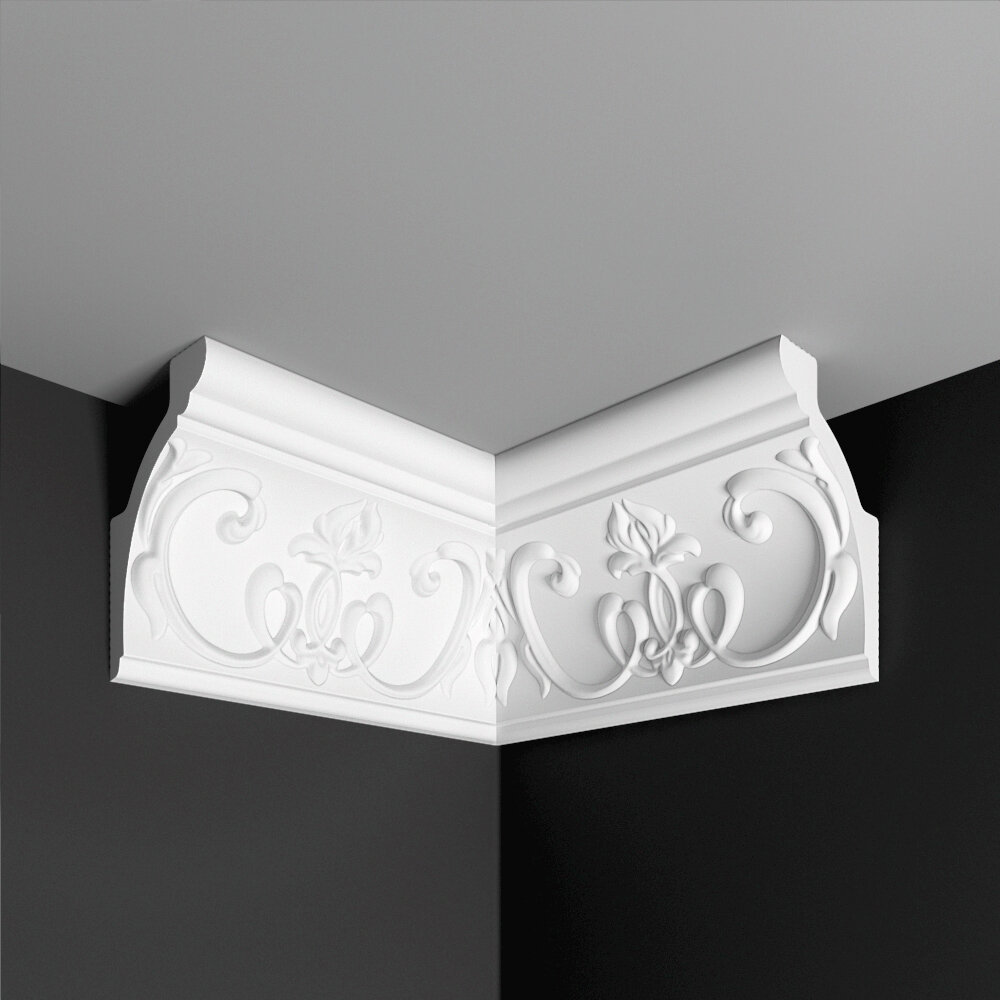 Угол Внутренний к Плинтусу Де-Багет ДП 41/110 Д2000хШ60хВ92 мм.