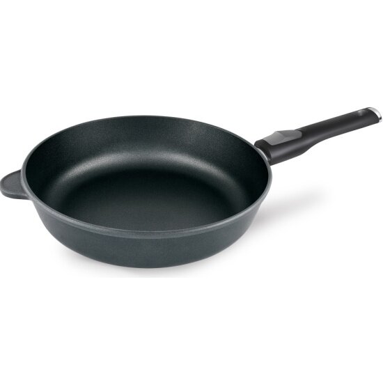 Сковорода Нева Металл Посуда НМП "Особенная" Титан со съемной ручкой, 28 см (9028)