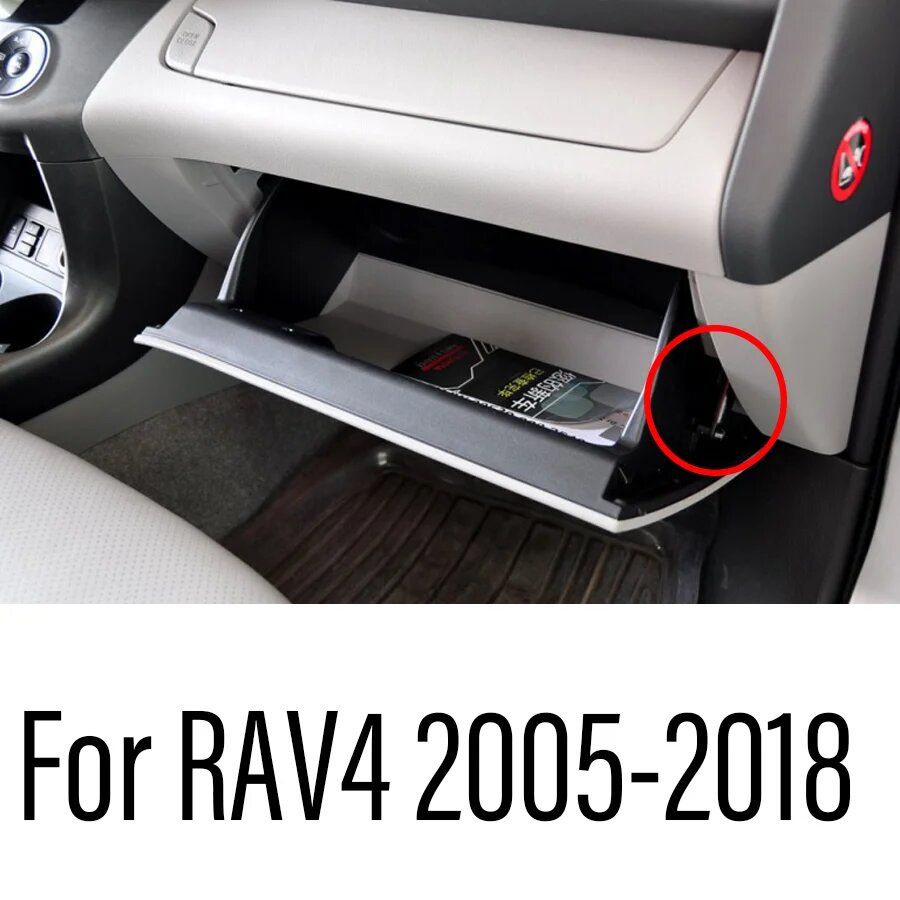 Wooeight 1 шт. демпфер бардачка ящик для инструментов стопор буфер для Toyota RAV4 2005-2018 Prado LC150 Reiz Camry Highlander Corolla PRIUS For RAV4