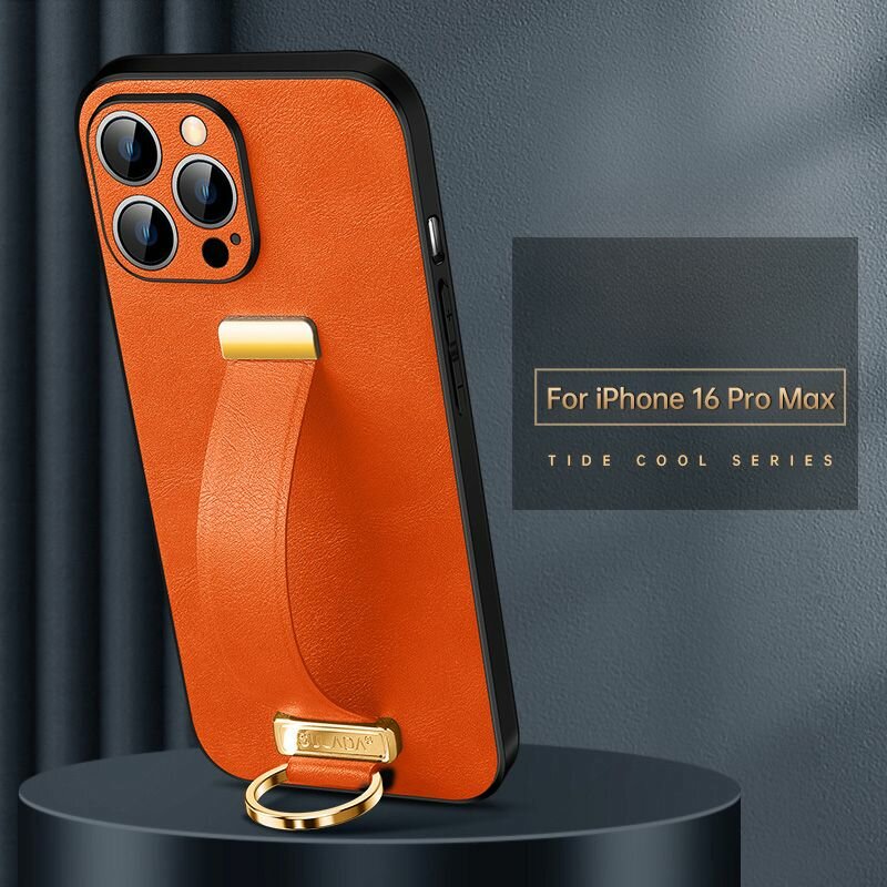 SULADA Роскошное коже чехол для Apple iPhone 16 Pro Max (Эпл Айфон 16 Про Макс) Нескользящий и удобный