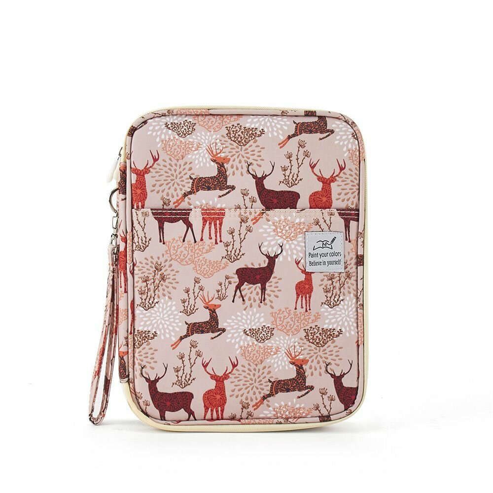 Эстетический школьный пенал DIANNY с 192 слотами для девочек Сумка-органайзер для канцелярских принадлежностей с 2-слойной молнией пеналы