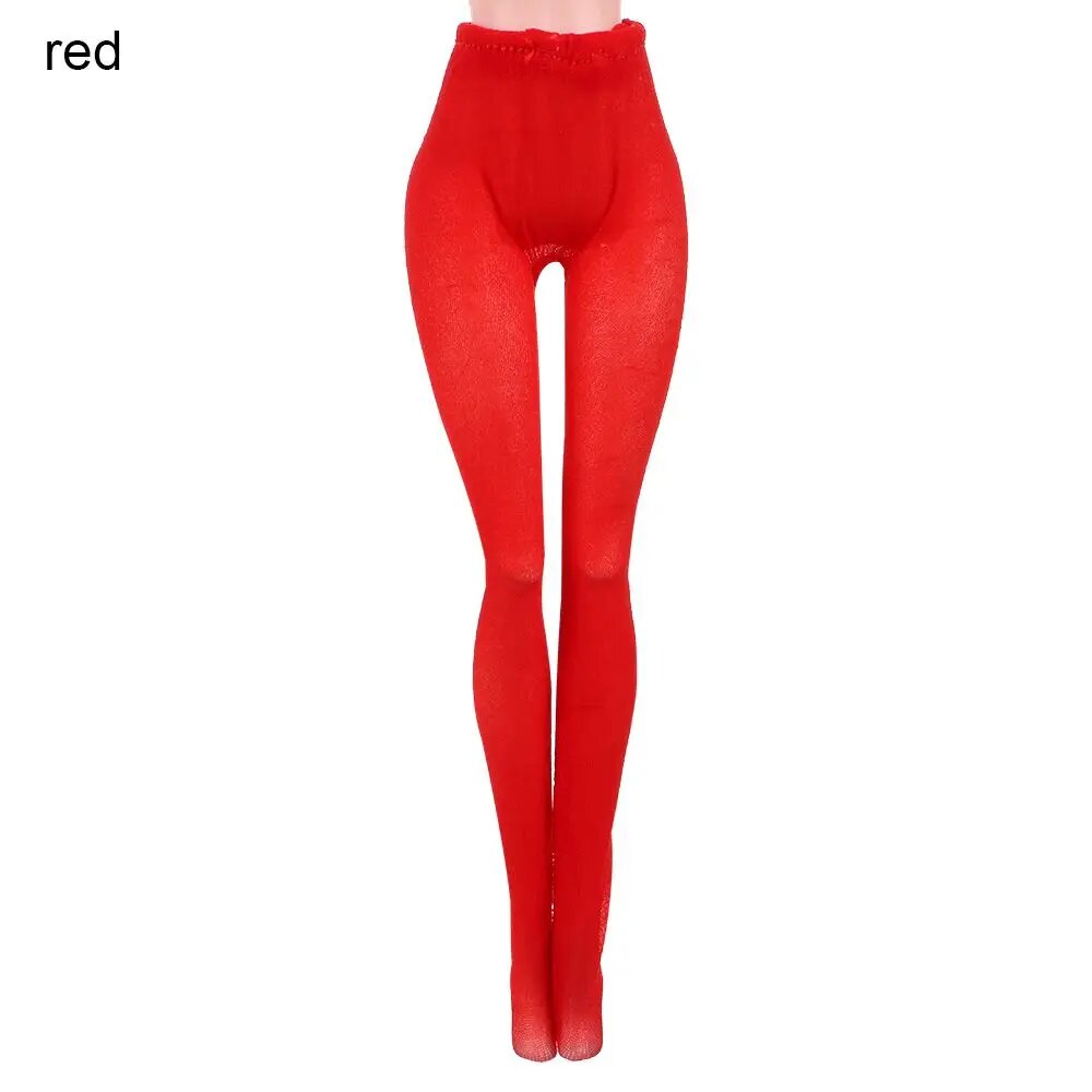 Эластичные колготки для кукол 1/6 Красный, red