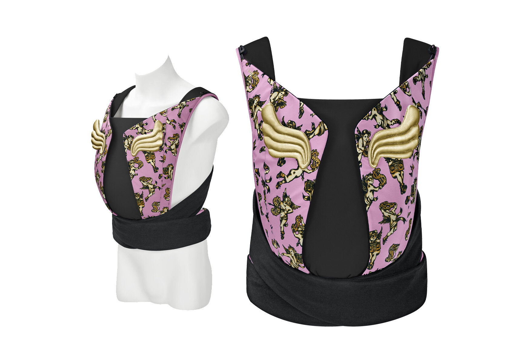 Рюкзак -кенгуру Cybex Yema Tie JS Cherub pink