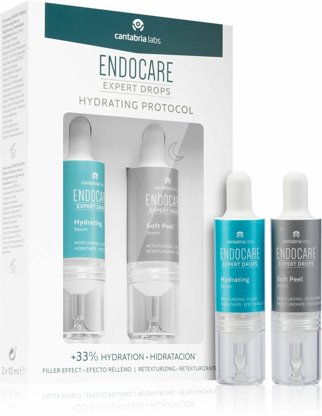 Endocare интенсивная увлажняющая наполняющая сыворотка Expert Drops 2x10 ml