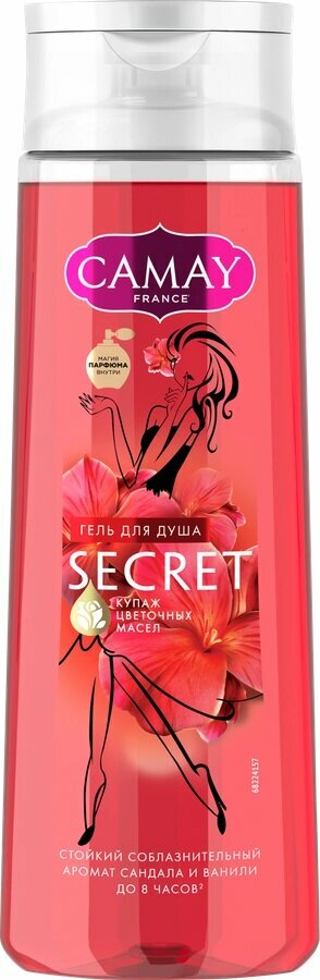 Гель для душа CAMAY Secret, 250мл