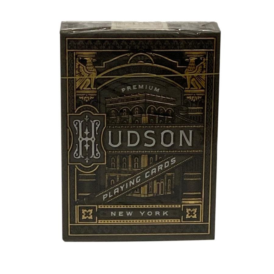 Карты игральные "Theory11 Black Hudson", 54