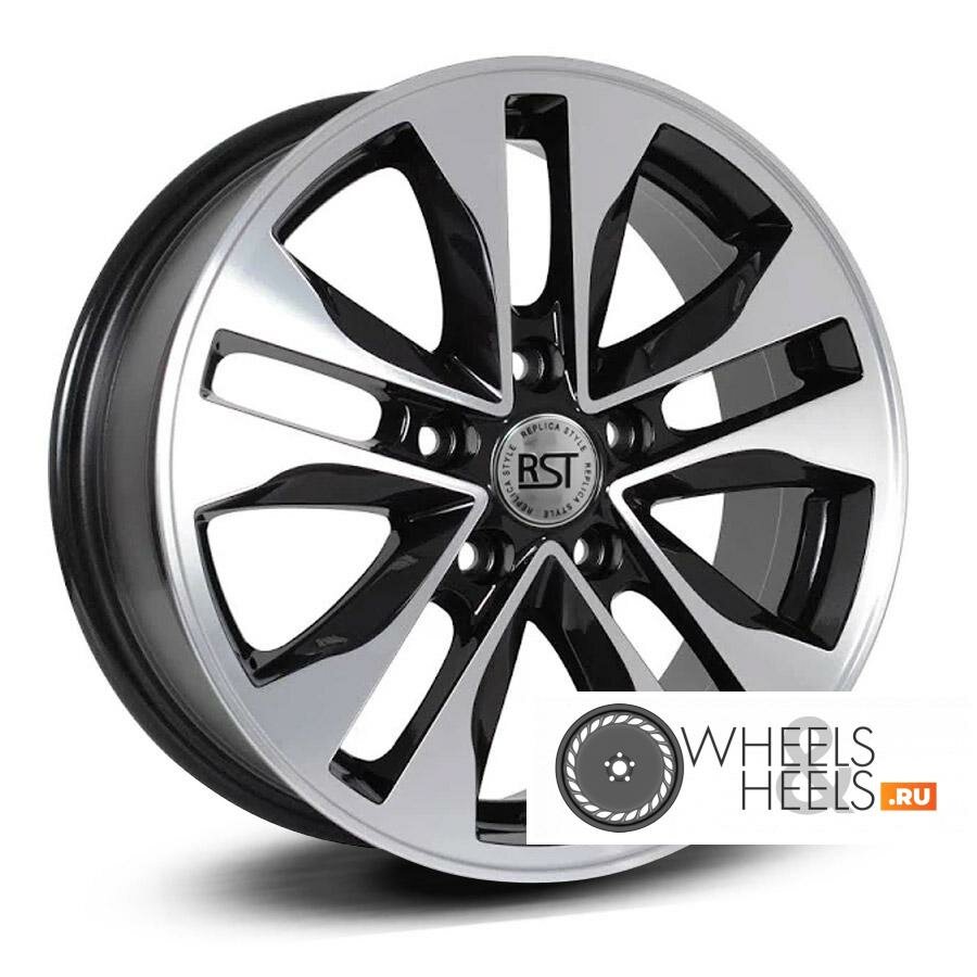 Диск автомобильный литой RST R116 16x6.5 5x112 et40 dia57.1 Черный с полированной лицевой поверхностью