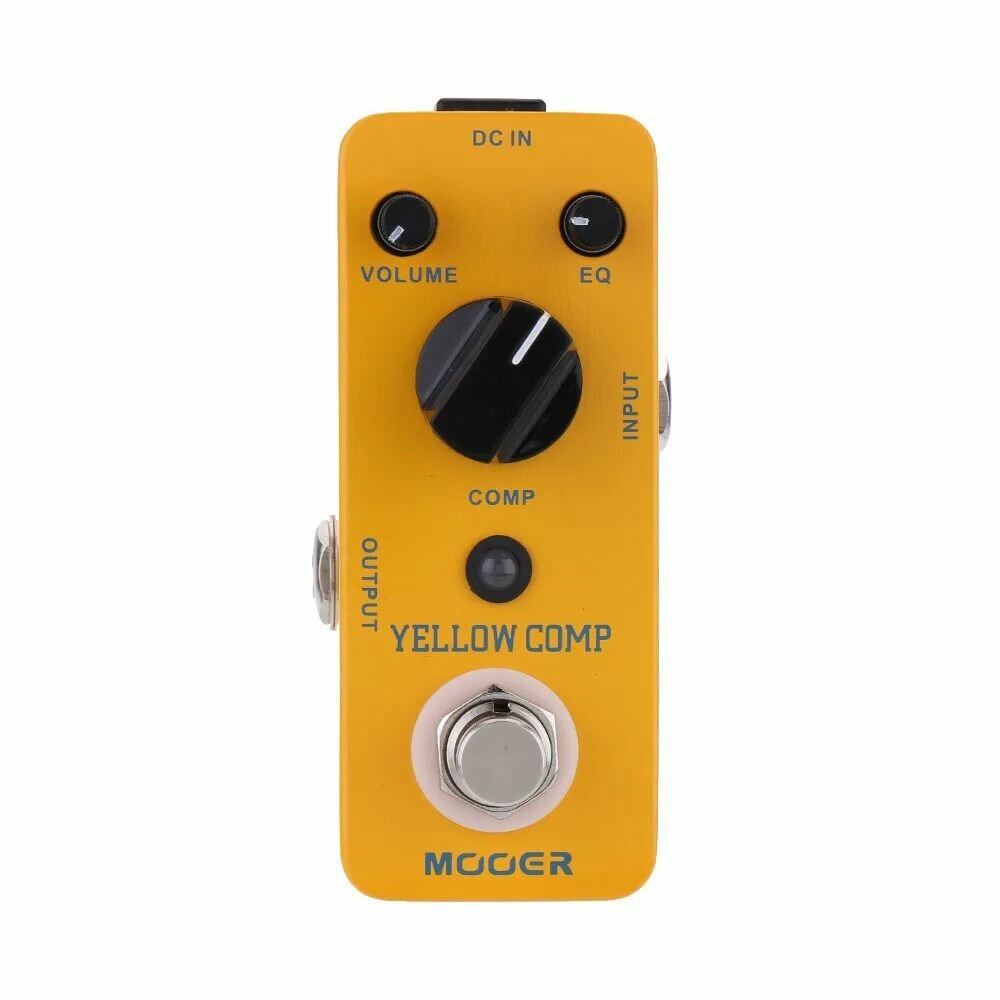 Одноблочный гитарный эффектор Moer Yellow Comp с оптоэлектронной компрессией