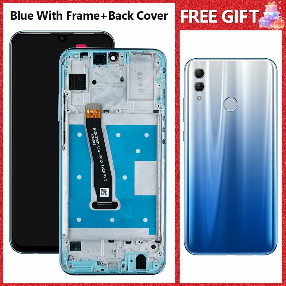 6,21 'OLED для Huawei Honor 10 Lite ЖК-дисплей с цифровым преобразователем сенсорного экрана в сборе с рамкой для Honor 10 Lite HRY-LX1 HRY-LX2 ЖК-дисплей, OLED Blue Kit
