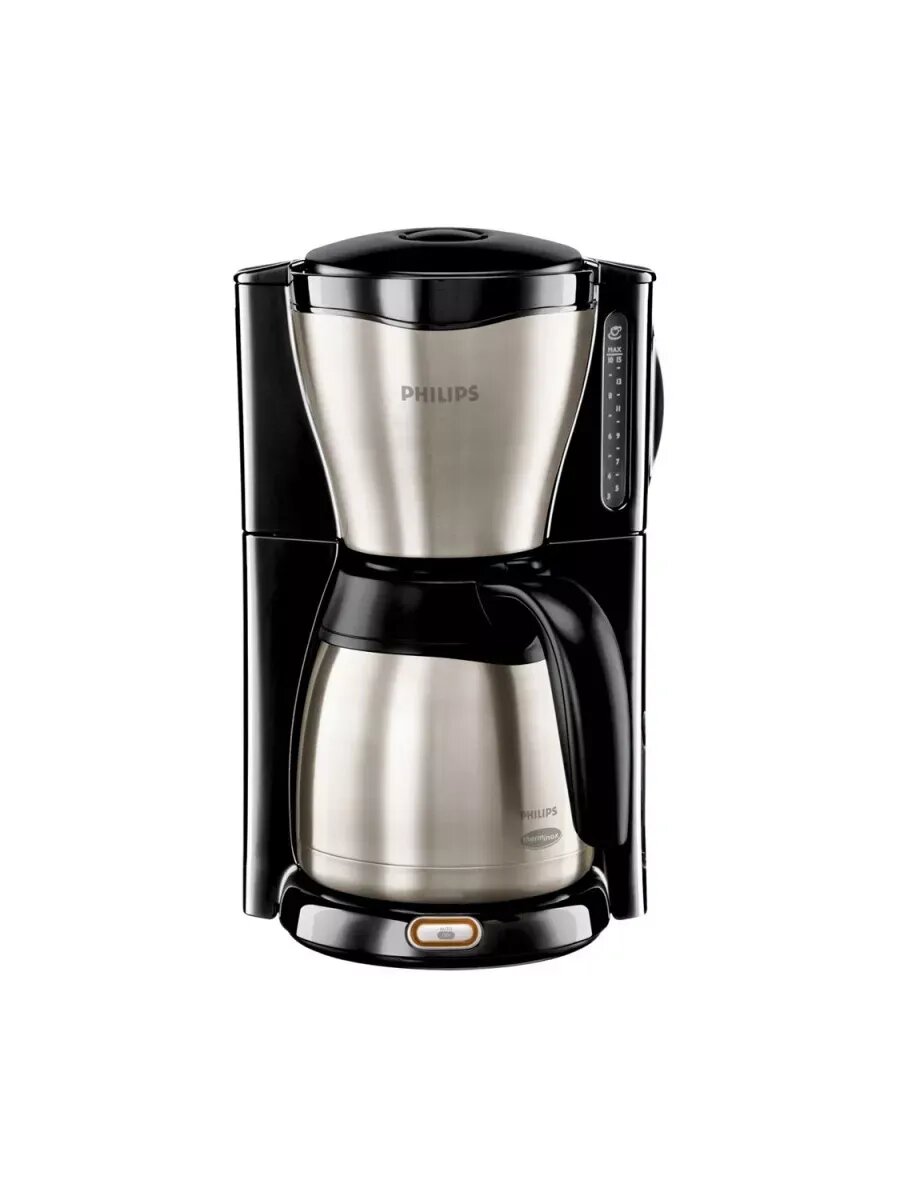 Кофеварка капельная Philips HD7546/20 1000Вт серебристый/черный