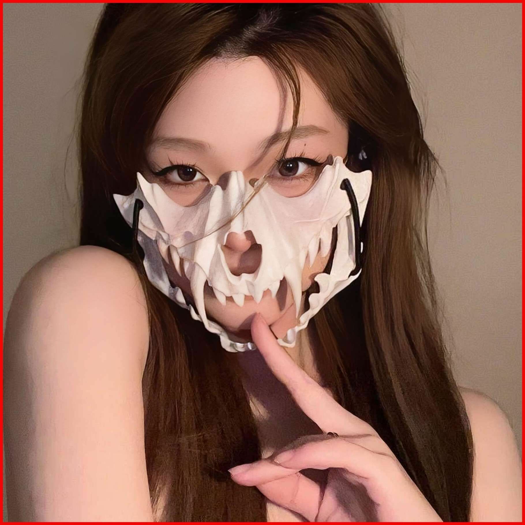 Женская бдсм-маска, игрушка для взрослых 18+, ролевая игра