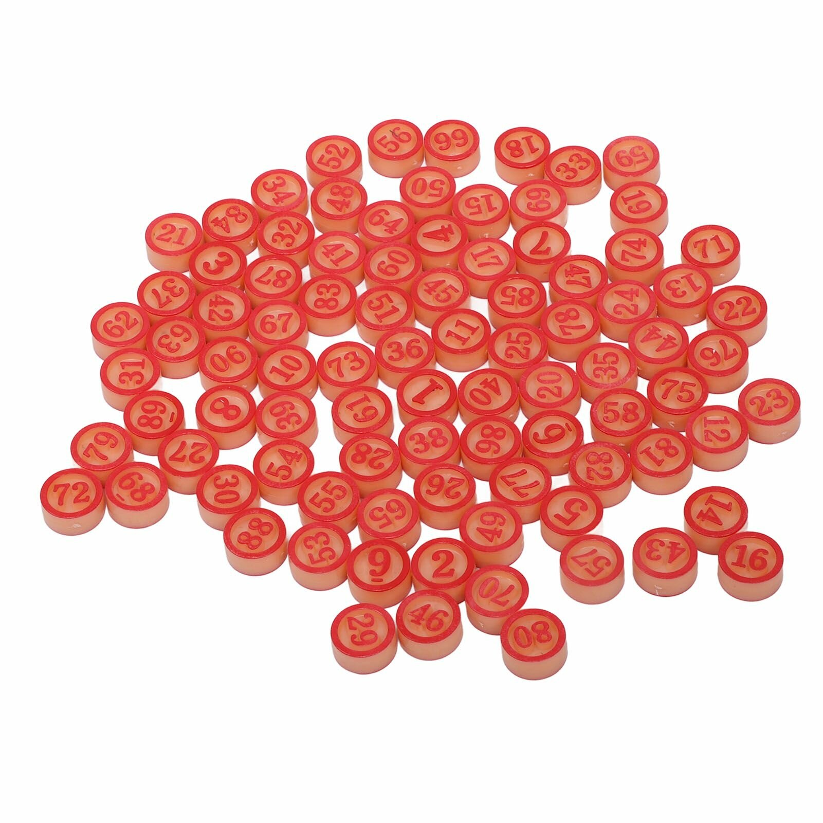 Фигурки для настольной игры с цифрами, пластиковые однотонные интерактивные цифры 1-90 штук для развлечений на вечеринках