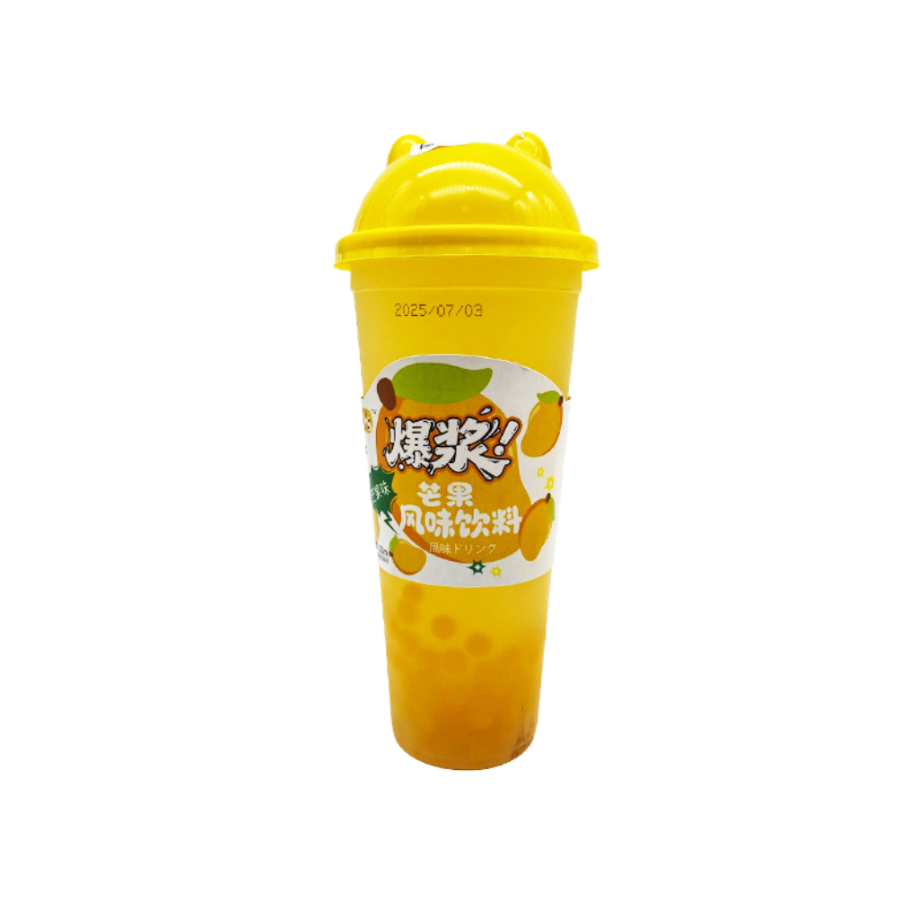 Фруктовый напиток бабл ти со вкусом сочного манго 620 мл, Китай