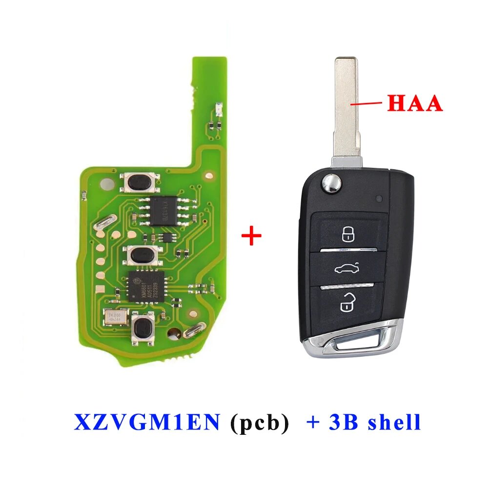 XZVGM1EN плата смарт-ключа 3B shell для V-W MQB