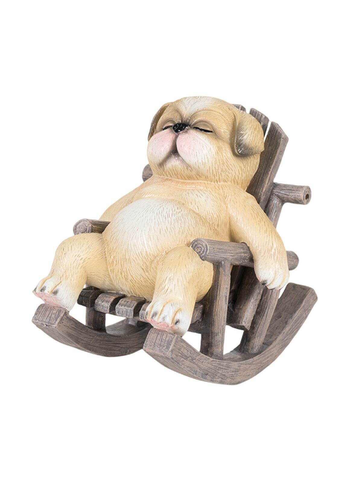 Настольная статуэтка кошки-собаки из смолы для декора офиса и дома, милая миниатюрная фигурка животного, украшение столешницы