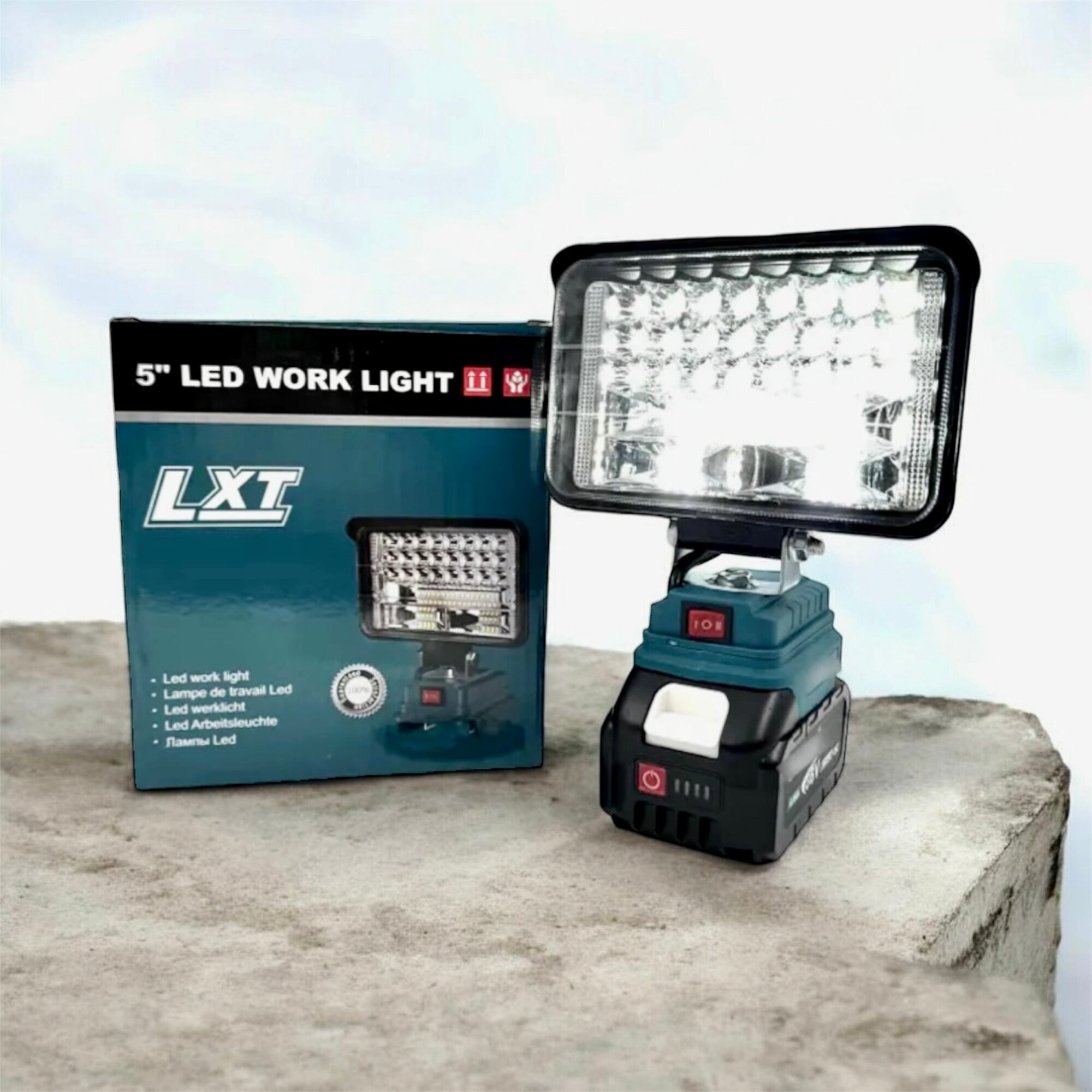 LED прожектор аккумуляторный