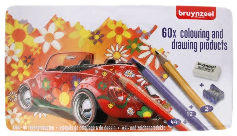 Bruynzeel' Набор цветных карандашей заточенный 58 цв. 60312904