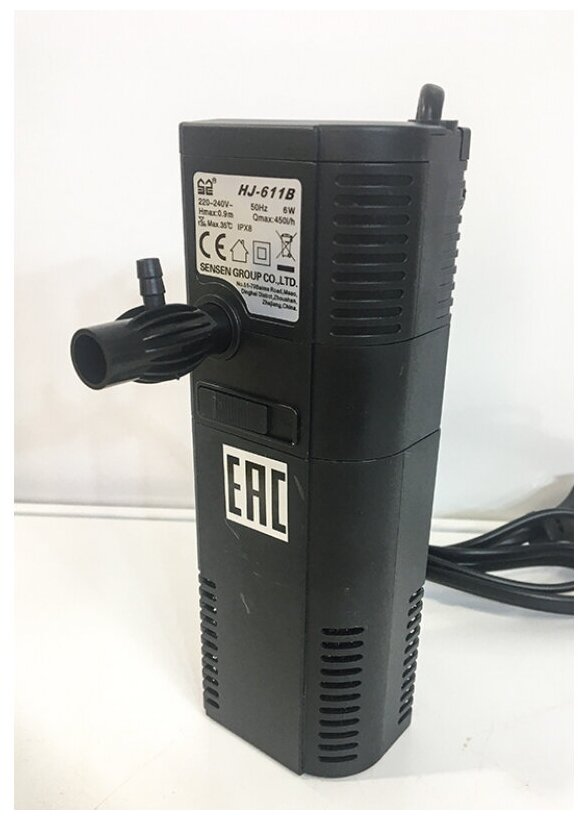Аквариумный Фильтр аквариумный внутренний SUNSUN HJ-611 2w, 450 л/ч