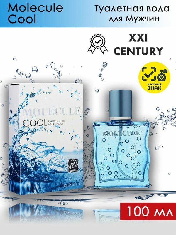 XXI CENTURY Molecule Cool / 21 век Молекула Кул Туалетная вода мужская 100 мл