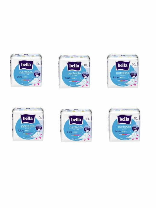 BELLA Прокладки супертонкие PERFECTA ULTRA BLUЕ, 10шт, 3 упаковки