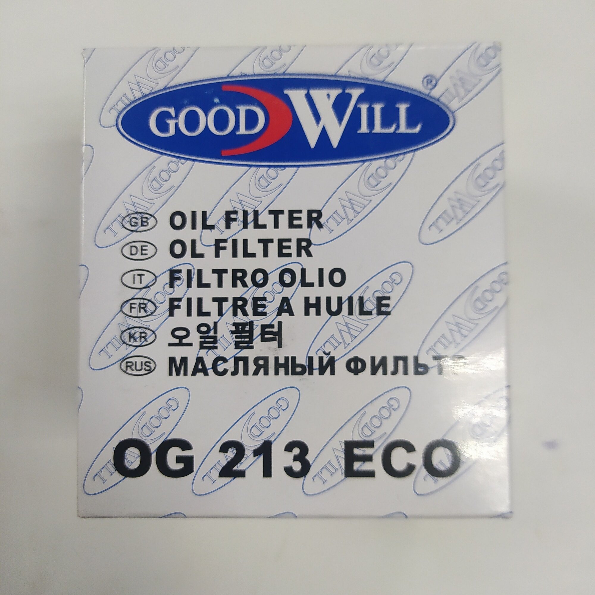 Фильтр масляный (вставка) GOODWILL OG213ECO для Geely Coolray SX11 1.5