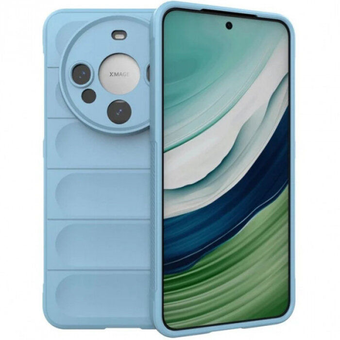 Flex Silicone Противоударный чехол для Huawei Mate 60 с защитой камеры и микрофиброй