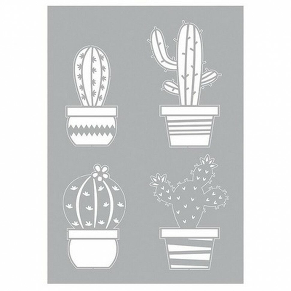Efco 9320953 Трафарет Кактусы, А4