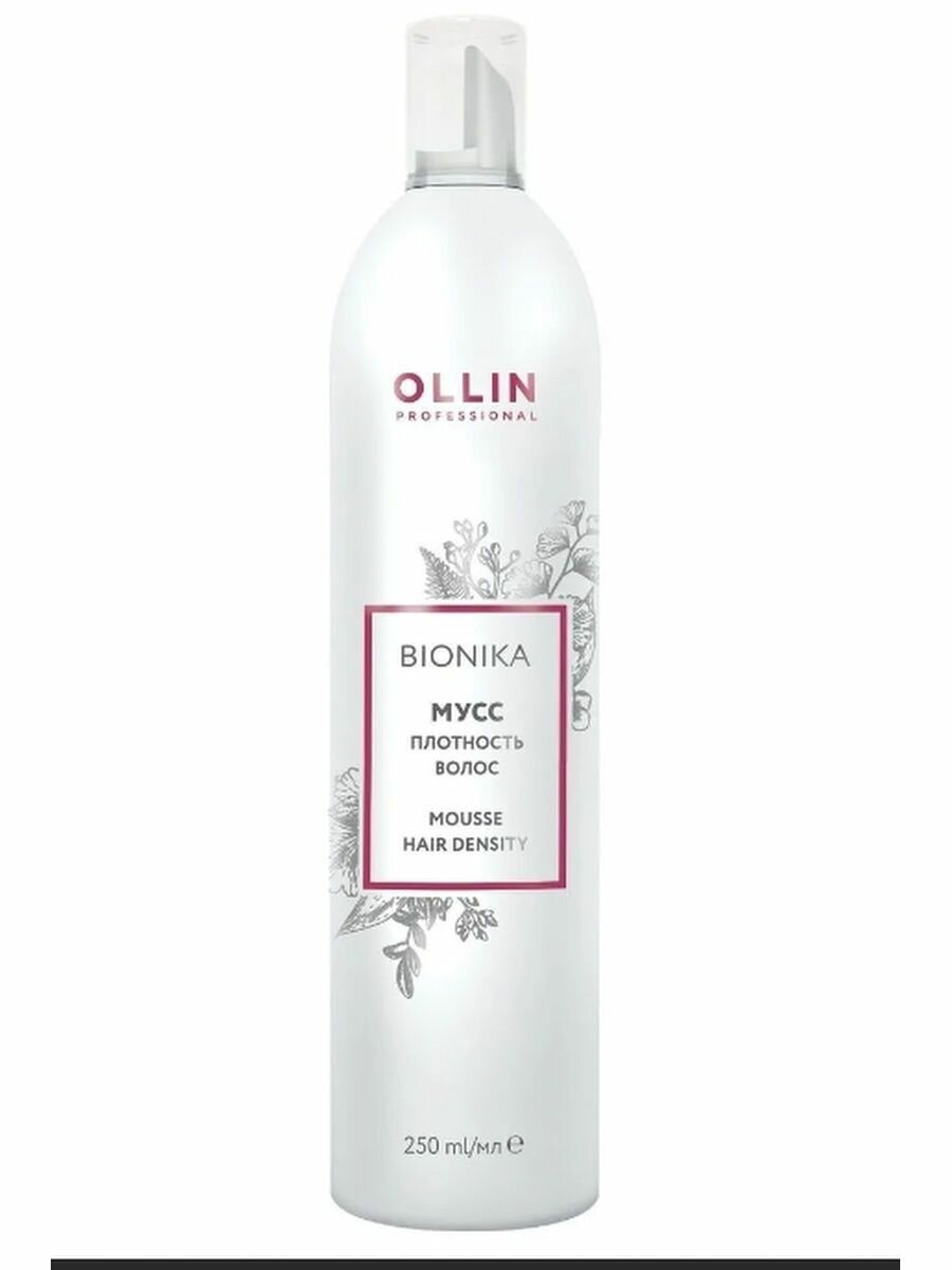 Мусс для волос OLLIN PROFESSIONAL BIONIKA для укладки и плотности волос с пантенолом 250мл