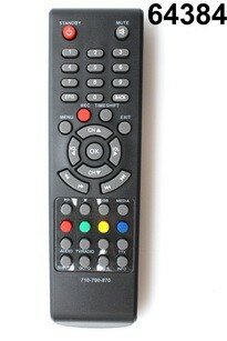 Пульт для ресивера DVB-T2 Oriel ПДУ-7/VER.7 710/720/740/750/821/840/870/910/920/950 (HOB608)