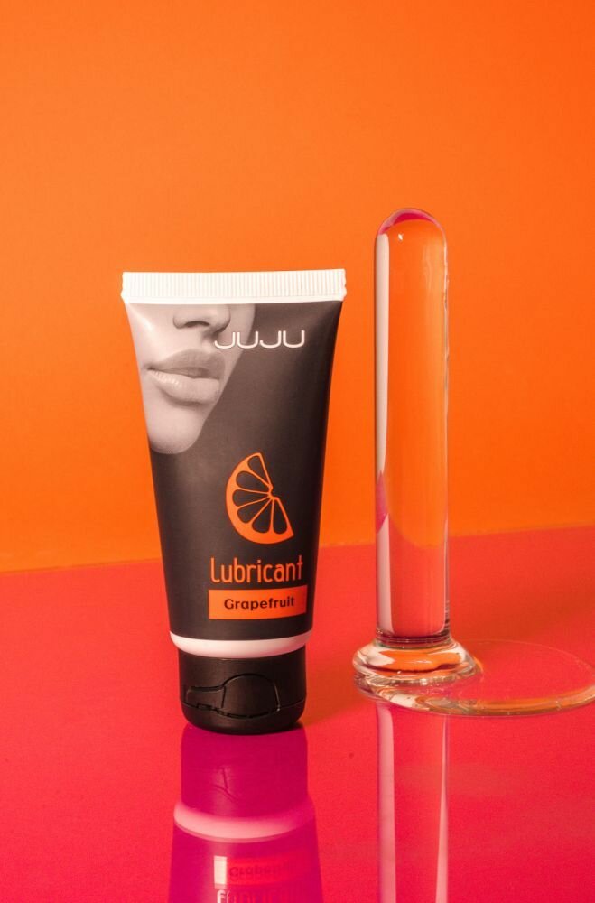 Съедобный лубрикант JUJU Grapefruit с ароматом грейпфрута - 50 мл, JuJu,