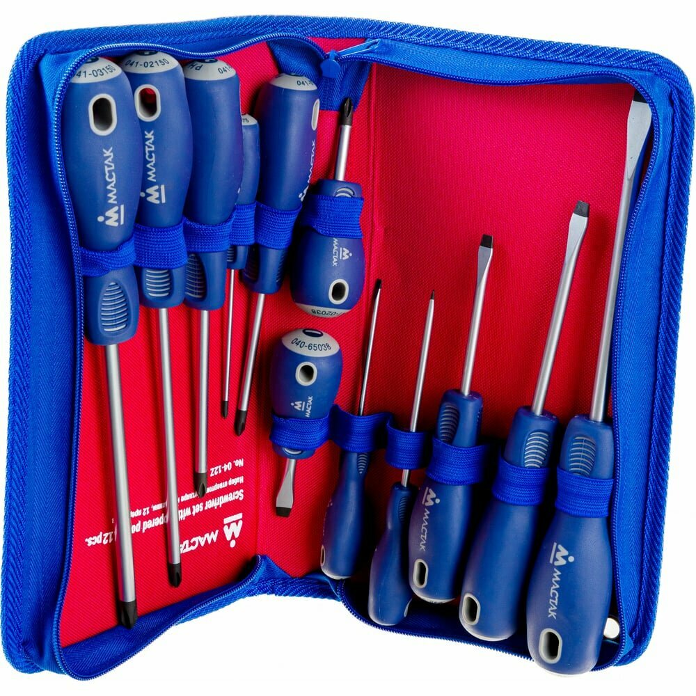 Набор отверток мастак 04-12Z