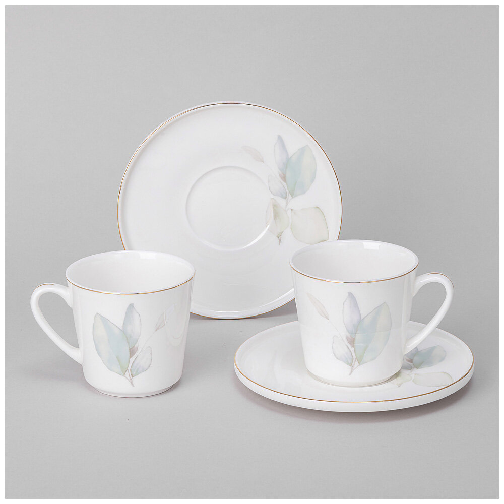 Кофейный набор lefard inspiration нежность на 2 пер. 4 пр. 220 мл KSG-422-145