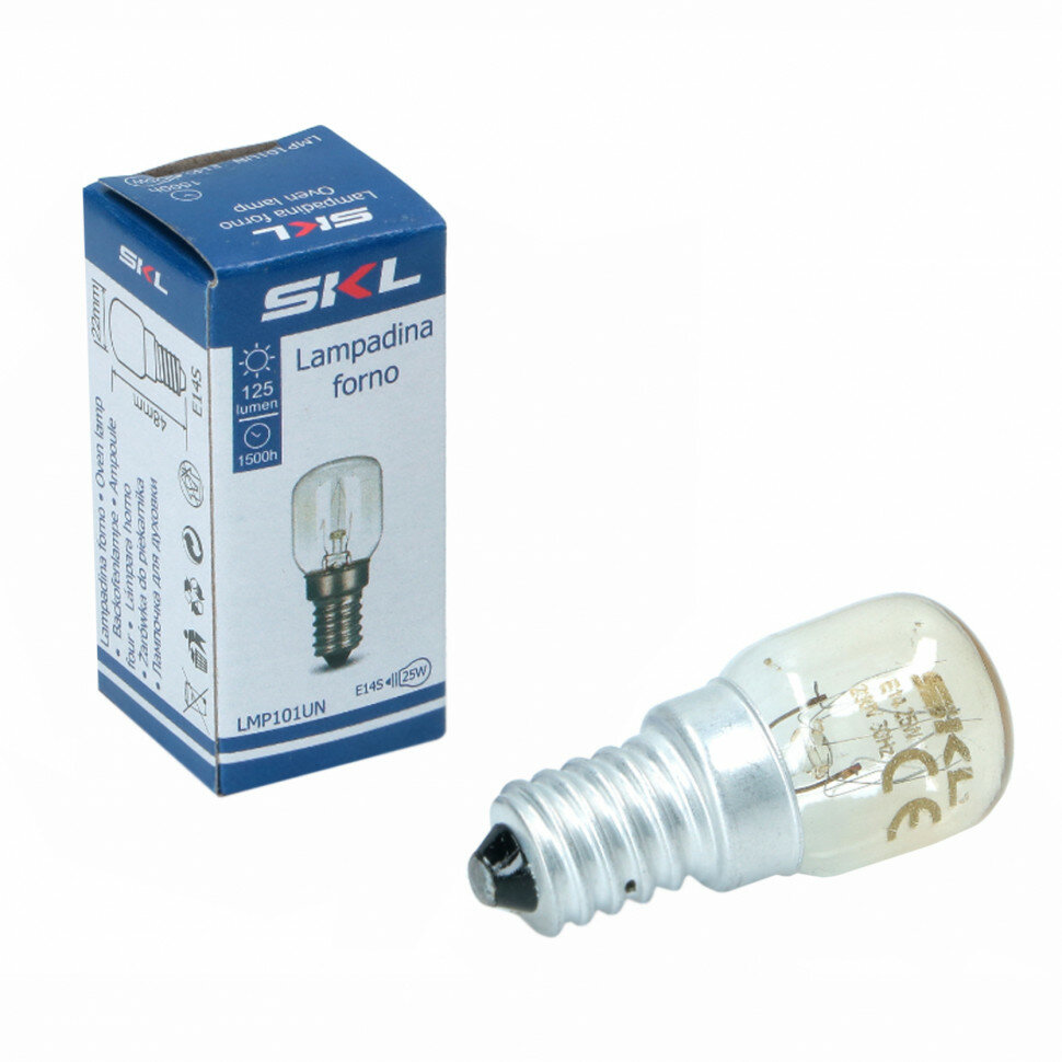 Лампа духовки 25W, 300С, цоколь E14, зам. 02lf06 LMP101UN
