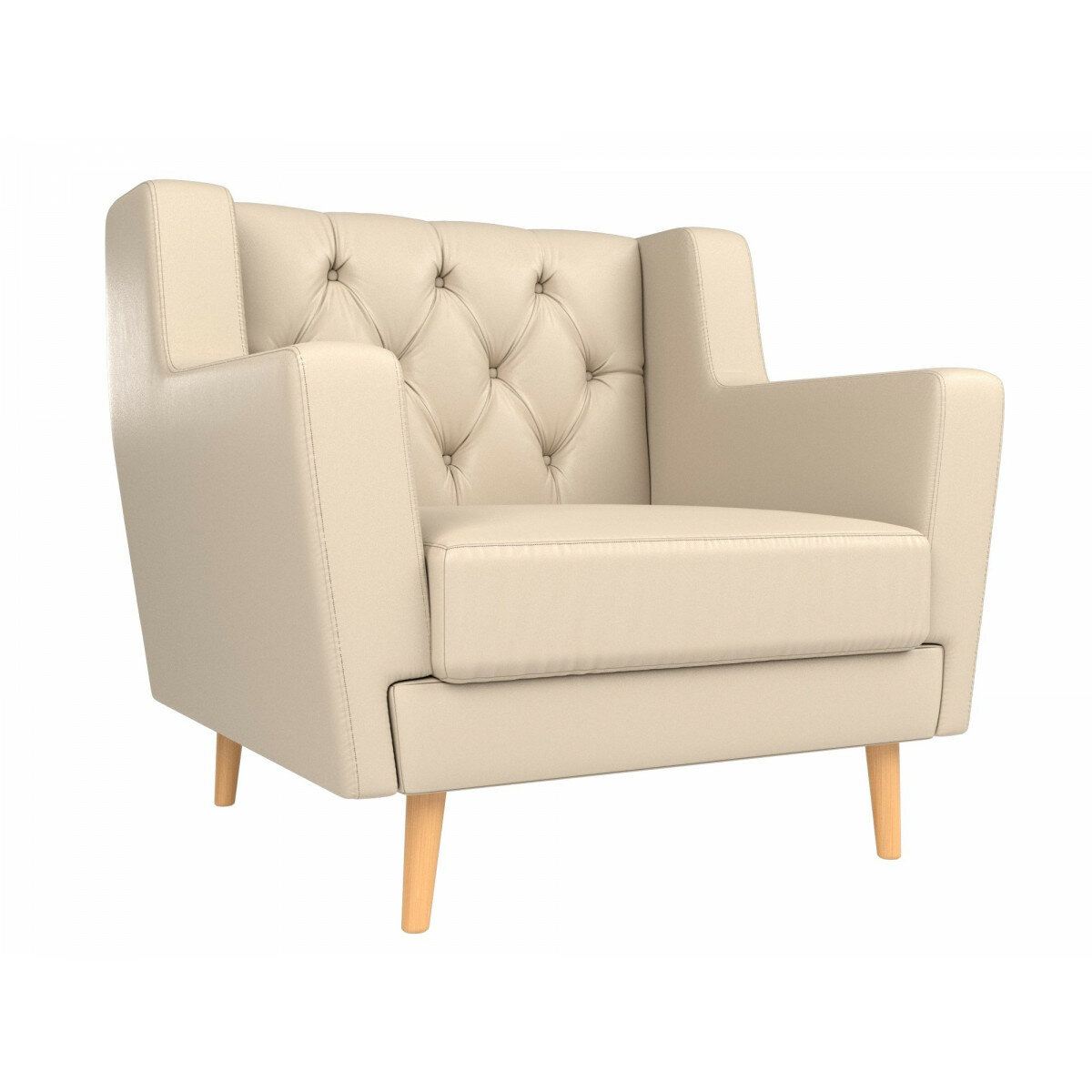 Кресло Брайтон Люкс, Экокожа, Модель 108908