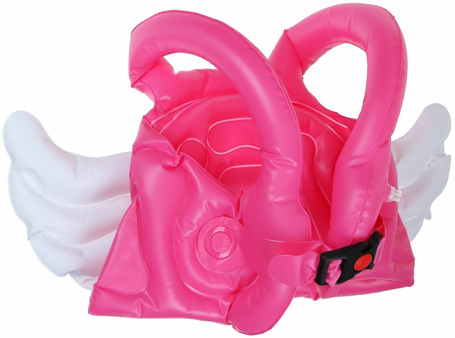 Спасательный надувной жилет для плавания "Ангелочек", детский спасжилет, 30х49 см, от 3 лет, цвет розовый