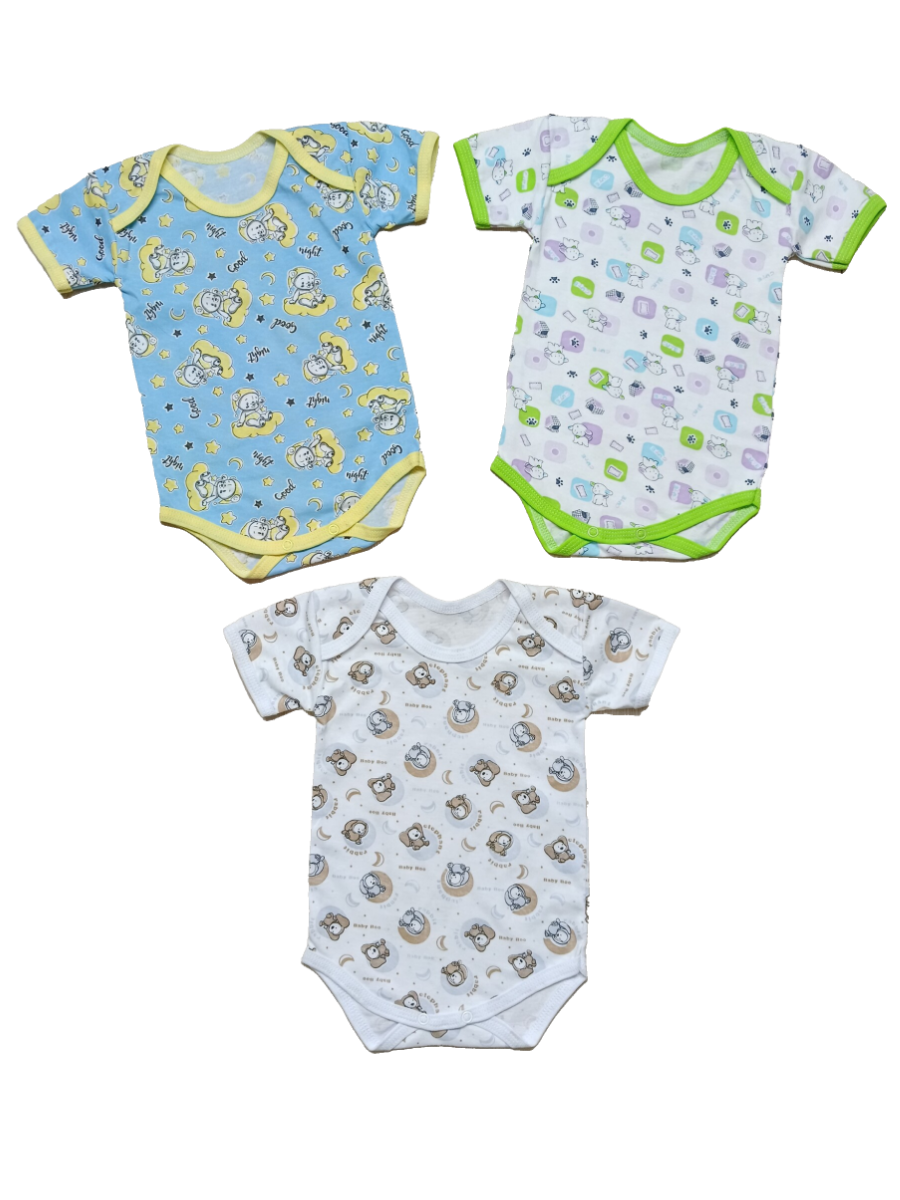 Боди базовая, комплект из 3 шт.