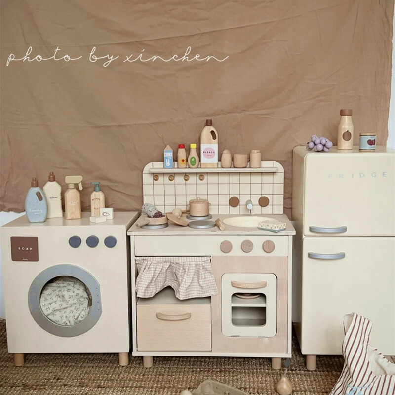 Игровой домик Cucinino "Кухня", деревянный, для девочек, 3-5 лет